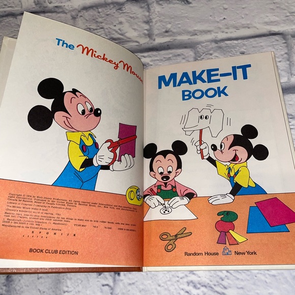 Disney | Toys | Vintage Mickey Mouse Books | Poshmark